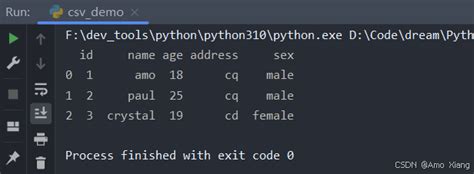 Python 常用模块（一）：csv模块python Csv Csdn博客