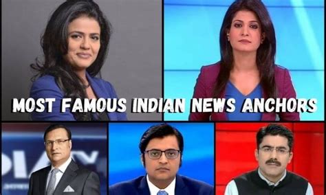 Indias Most Famous News Anchors