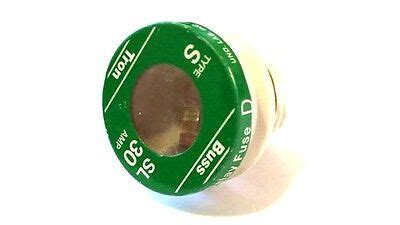NEW BUSS S SL 30 30A TRON TIME DELAY SCREW IN TYPE BUSSMANN FUSE EBay