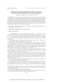 Pdf Designing Steiner Networks With Unicyclic Connected Components An Easy Problem