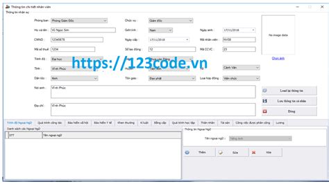 Share Source Code Qu N L Nh N S C Full Data V H Ng D N