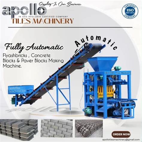 Automatic Concrete Flyash Brick Making Machine At Best Price In Noida