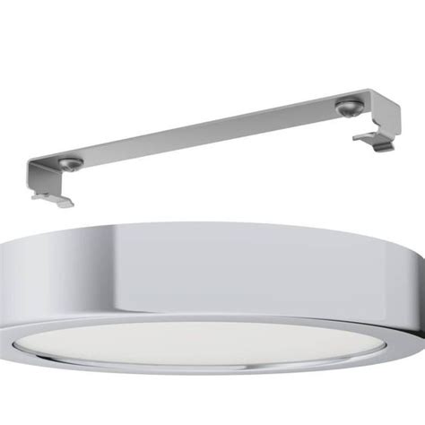 Eglo FUEVA LED Aufbauleuchte W Ø mm Chrom Weiss Warmweiss IP