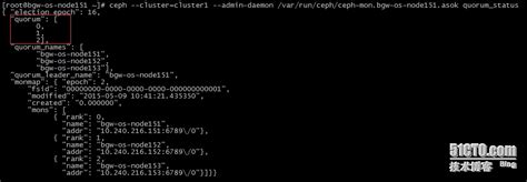 Ceph Mon节点故障处理案例分解51cto博客重启ceph Mon