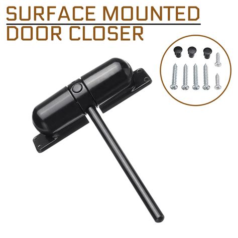 Black Door Gate Closer Adjustable Door Closer Surf Vicedeal