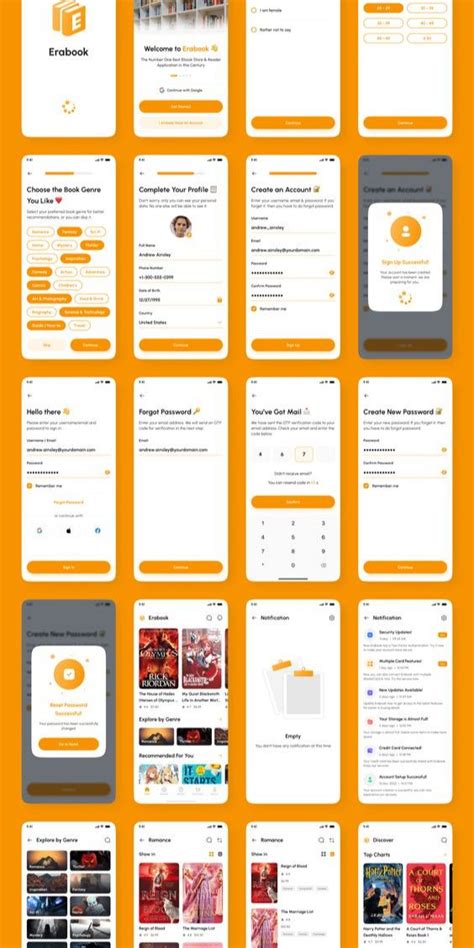 Erabook Ebook Store Reader App UI UX Design For Book Lovers CIPHERSLAB
