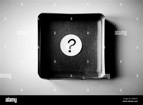 Question Mark Shape Black And White Stock Photos Images Alamy
