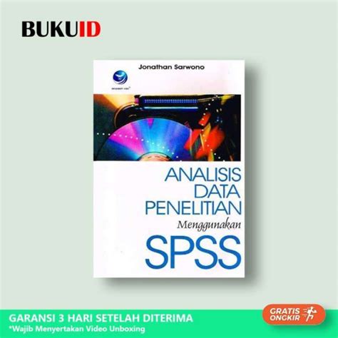 Jual Buku Analisis Data Penelitian Menggunakan Spss Di Seller Rumix
