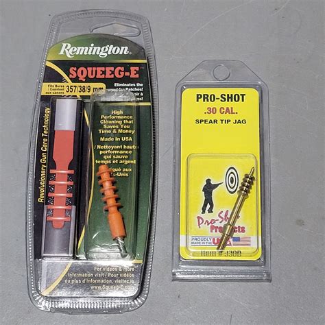 Remington 357 38 9mm Squeeg E And Pro Shot Cleaning Jag