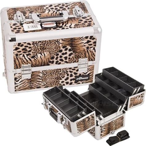 Leopard Brown Pro Makeup Case