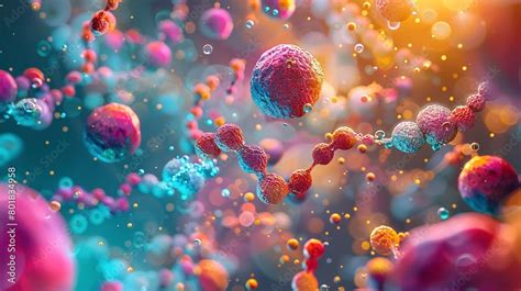 Nanoparticles Under Electron Microscope Intense Magnification Light Close Up Unseen Worlds