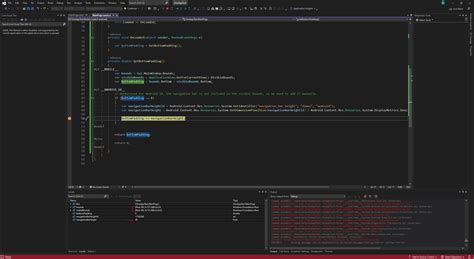 Net Android Visibleboundspadding And It S Api Are Not Working