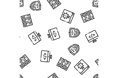 Coding System Vector Seamless Pattern Graphic By Pikepicture · Creative
