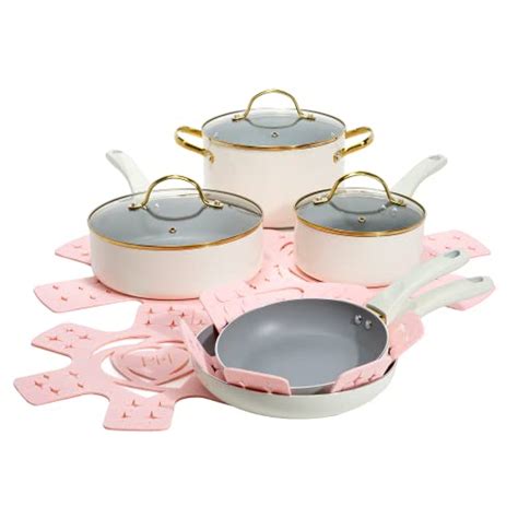 Paris Hilton Cookware — Pink Pots Pans Knives Bottles