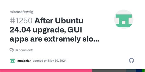 After Ubuntu 2404 Upgrade Gui Apps Are Extremely Slow To Open · Issue