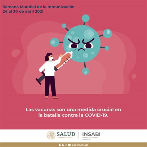 Semana Mundial de la Inmunización 24 al 30 de abril 2021 Instituto