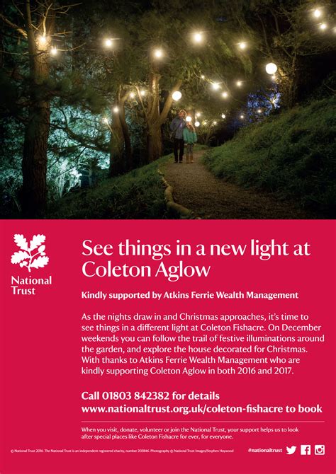 Coleton Aglow Supported By Afwm National Trust Kingswear Devon