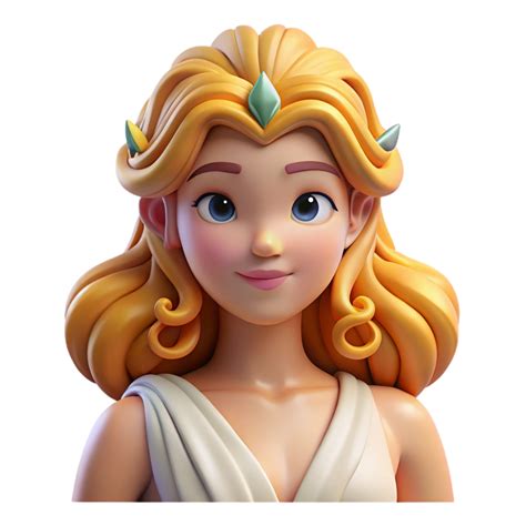 Mysterious Pristine Aphrodite Goddess Of Love And Beauty Flowing Hair