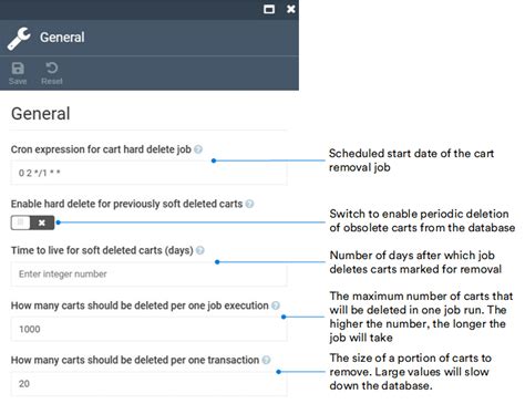 Cart Settings Platform User Docs