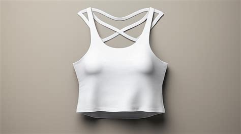 Premium Photo Girl Sleeveless Shirt Mockup