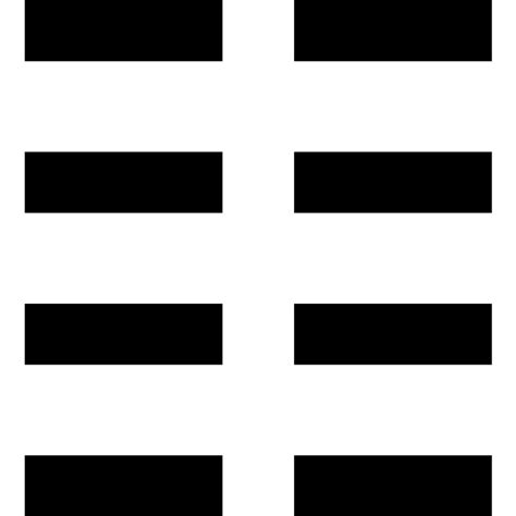 Eight Rectangles Divided In Two Columns Vector Svg Icon Svg Repo