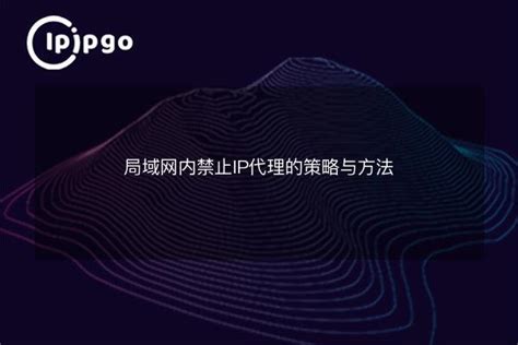 局域网内禁止ip代理的策略与方法 Ipipgo