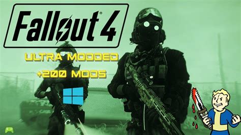 Fallout 4 Ultra Modded 200 Mods Gameplay Hd Youtube