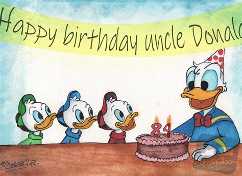 Happy Birthday Donald Duck By Stormagedoom On Deviantart