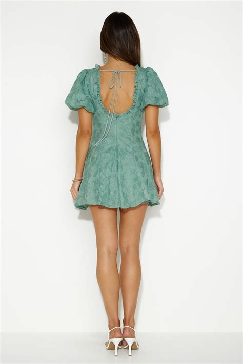 Style Mission Mesh Mini Dress Sage Hello Molly