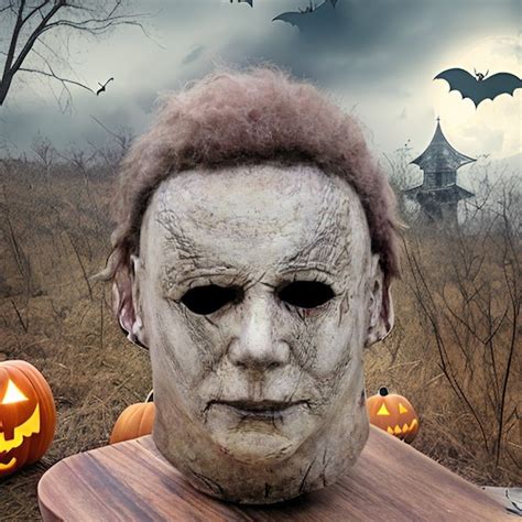 Michael Myers White Mask Etsy