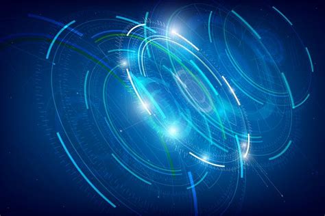 Dark Blue Light Abstract Technology Background 4821164 Vector Art At