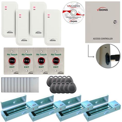 Buy Visionis FPC 6553 Four Door Access Control TCP IP RS 485 Wiegand