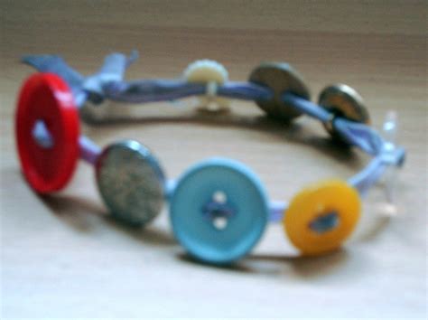 Button Bracelet Tutorial · How To Make A Button Bracelet · No Sew On