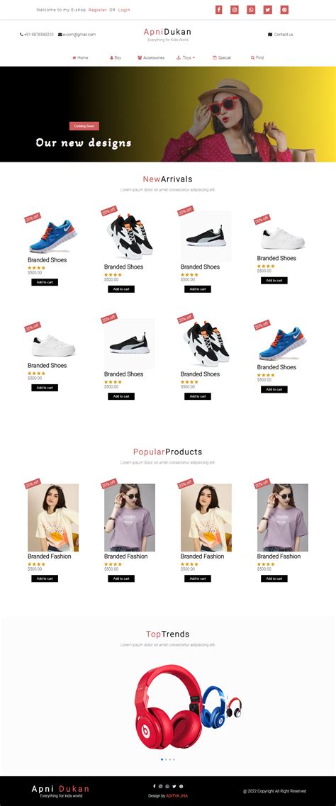 github adityajha358 e commerce website html css js swiper e