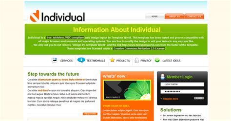 High Quality Css And Xhtml Free Templates And Layouts Part 1 101