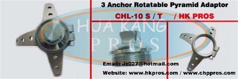 3 Anchor Rotatable Socket Adaptor With Pyramid