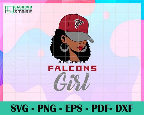 Atlanta Falcons Girl Svgepsdxfpng File 54 Off