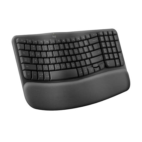 Logitech Wave Keys Wireless Ergonomic Keyboard Graphite Jb Hi Fi