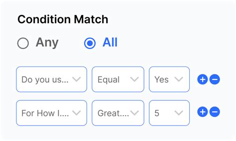 conditional logic fluent forms