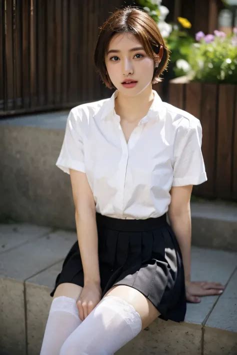 Sailor Uniform 露脐jk制服 Seaart Ai Model