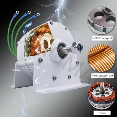 8000w 9000w 10000w 12000w Low Rpm Permanent Magnet Generator 3 Phase