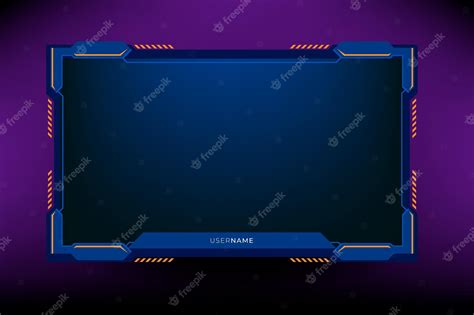 Premium Vector Twitch Stream Overlay Facecam Overlay Offline Starting