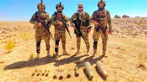 الحشد والجيش ينفذان عملية تفتيش وتأمين لصحراء جنوب القائم