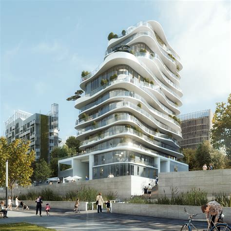 Mad Unveils Parisian Housing With Curvy Floors