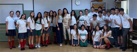 Visita De Claudia Roldán 2024 25 Colegio Alborán
