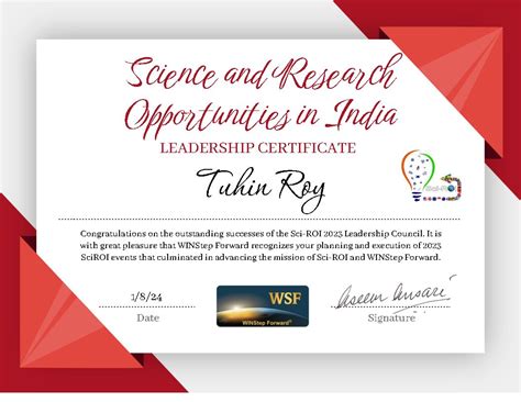 Tuhin Roy On Linkedin Science Research Leadership