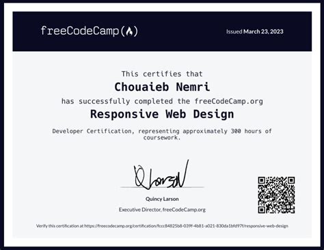 Chouaieb Nemri On Linkedin Freecodecamp Fcc Coding Programming Web Html Css Js Ts Python