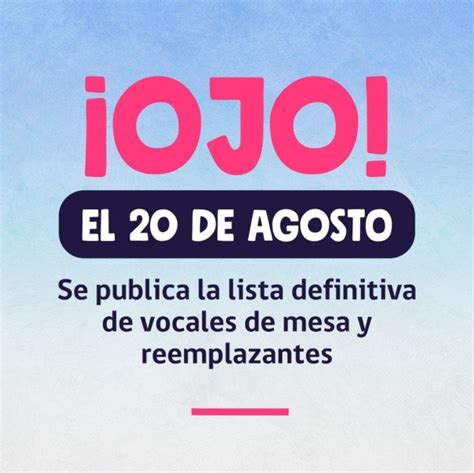 Servel Conoce Si Puedes Ser Voluntario Como Vocal De Mesa 20 De