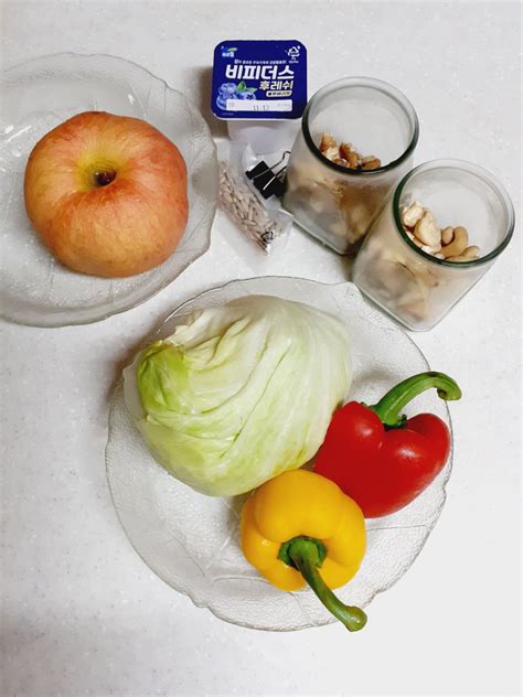 요거트 드레싱 And 야채 샐러드 레시피