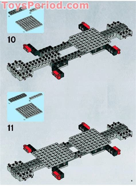 LEGO 7675 AT-TE Walker Instructions and Parts List
